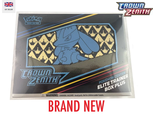 CROWN ZENITH POKEMON Center Elite Trainer Box Plus ETB Cards TCG New ...