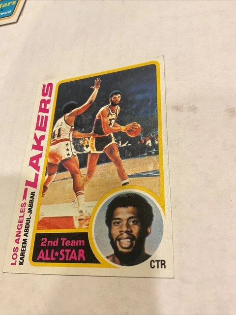 1978-79 TOPPS #110 Kareem Abdul-Jabbar - All-Star - Los Angeles Lakers ...
