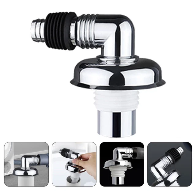 WASHER MACHINE PIPE Coupler PVC Floor Drain Backflow Preventer with ...