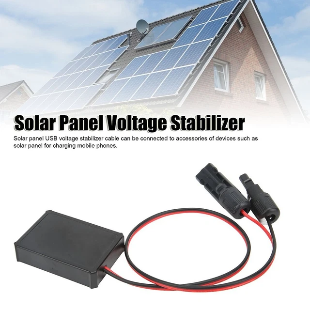 COPPER WIRE SOLAR Panel Power Stabilizer Plug and Play Type C Interface ...