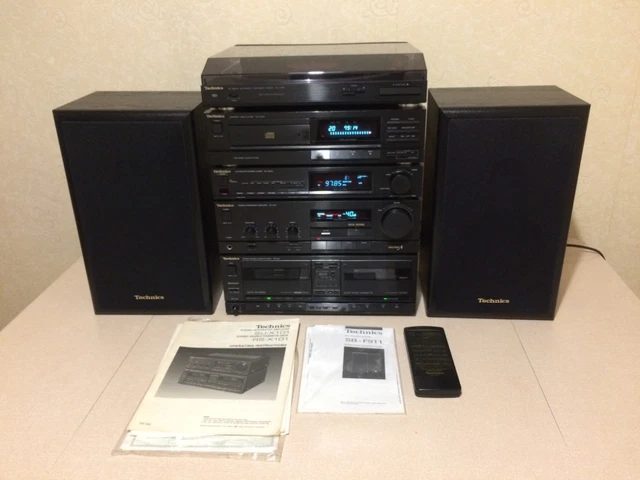 TECHNICS SU-X101 TUNER Amp CD Player Cassette Deck Turntable Stereo Hi ...