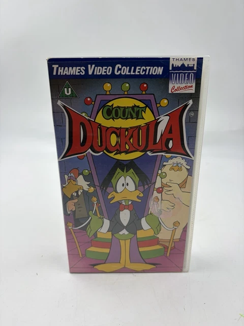 COUNT DUCKULA CULT Kids TV Cartoon VHS Video PAL UK Thames Video ...