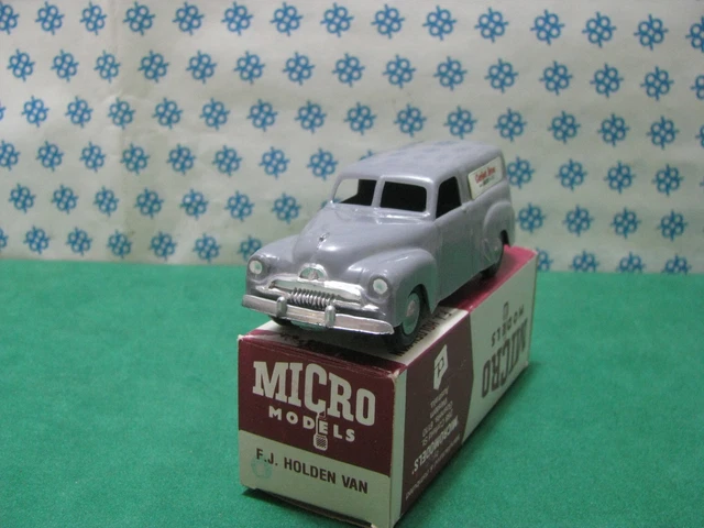 VINTAGE MICRO MODELS - Holden FJ Van " Bakers " WA-1 Plastique - MIB ...