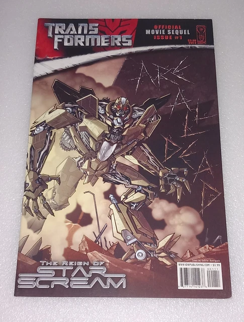 COMIC #1 THE TRANSFORMERS Reign of Star Scream 2008 IDW Publishing VF ...