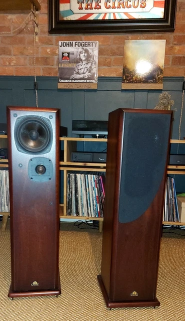 CASTLE SEVERN 2 speakers floorstanding in dark wood £167.10 - PicClick UK