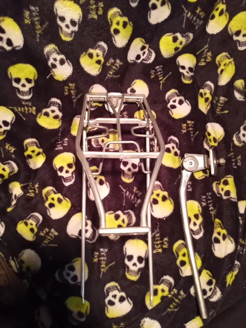 VINTAGE PLETSCHER MODEL C Spring Loaded Bicycle Rack W/Greenfield ...