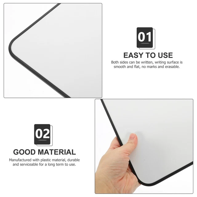PORTABLE WHITE BOARD Dry Erase Whiteboard for Desk Office Notice Boards ...