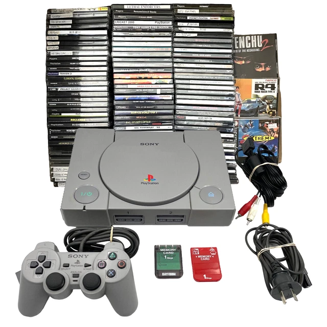 CHIPPED SONY PLAYSTATION 1 Console Value Pack PS1 SCPH-7502 $299.00 ...