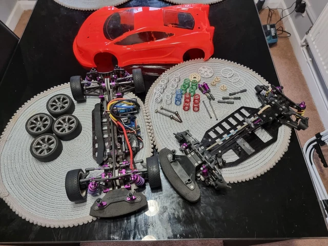 SCHUMACHER MI3 BRUSHLESS With Mi1 Chassis And Spares Rc Car, Mi 3,Lrp ...