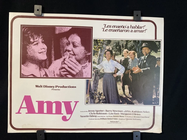WALT DISNEY PRODUCTIONS~ Amy~ JENNY AGUTTER~ Original Movie MX Lobby ...