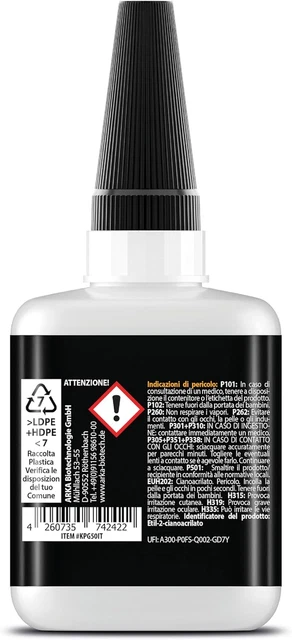 COLLA ISTANTANEA IN Gel Extra Forte 50 G – Supercolla XXL Con Ago ...