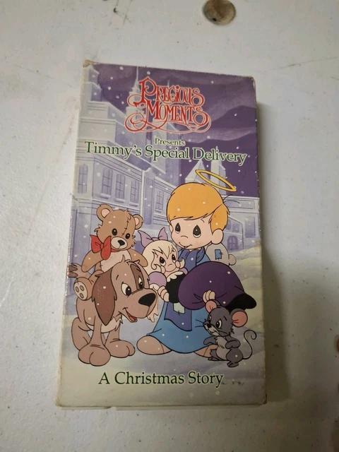 SHELF183 VHS TAPE~ TIMMYS SPECIAL DELIVERY A PRECIOUS MOMENTS CHRISTMAS ...