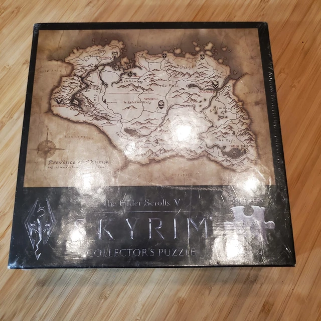 NEW ELDER SCROLLS V SKYRIM Collectors Puzzle Sealed 18x24" $55.00 ...