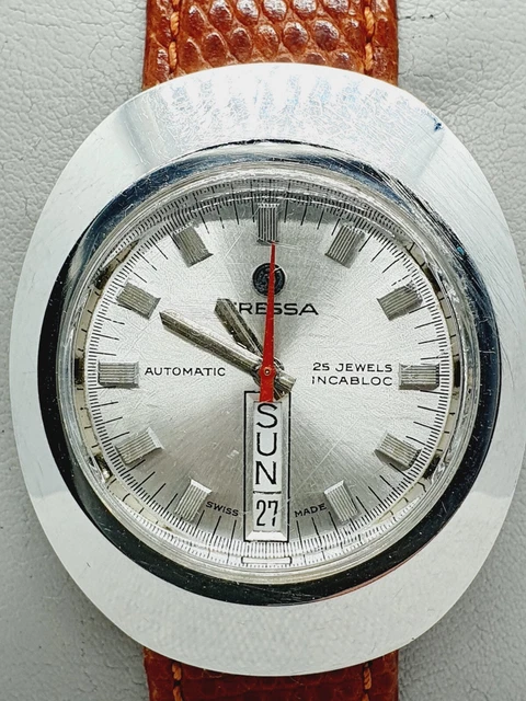 VINTAGE TRESSA AUTOMATIC 25 jewels Gents Watch incabloc Shockprotected Swiss £142.00 - PicClick UK
