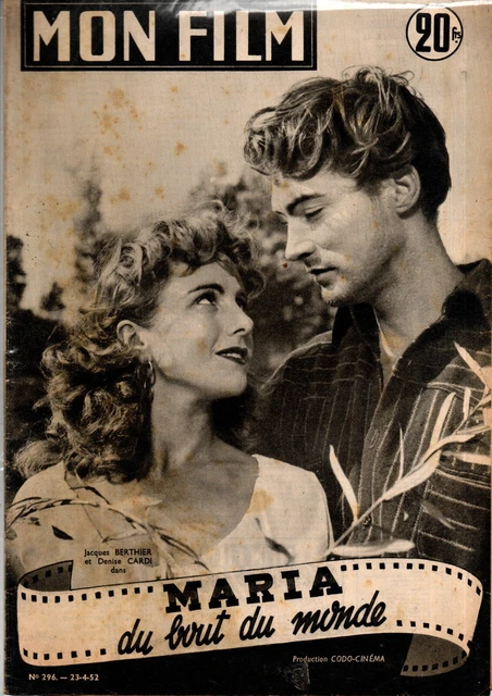 REVUE MON FILM N°296 (1952) - Maria du bout du monde (D CARDI) - Maureen O'HARA EUR 2,50 ...