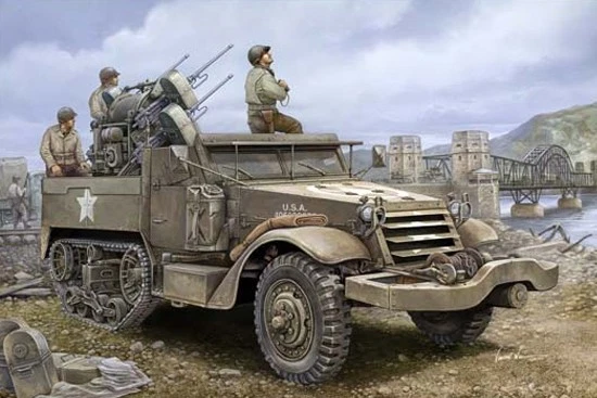 TRUMPETER 00911 M16 MULTIPLE GUN 1:16 Modellbausatz EUR 153,00 ...