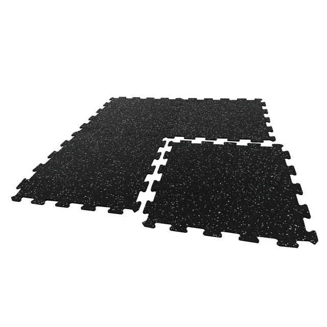 RUBBER GYM MAT Floor Tiles | Heavy Duty 8mm and 14mm Thick Interlocking ...