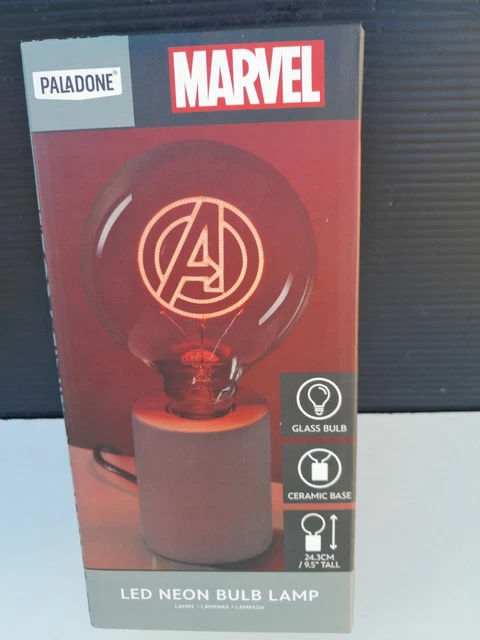 MARVEL AVENGERS LED Neon Bulb Lamp Brand New £37.08 - PicClick UK
