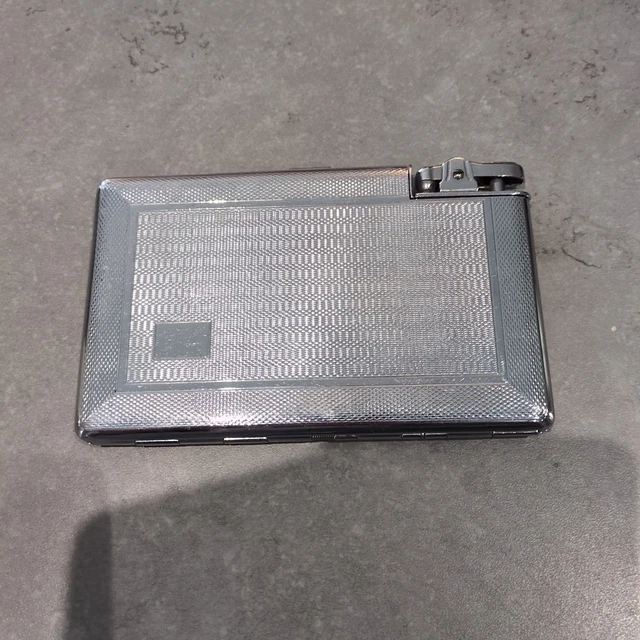 RARE VINTAGE MOSDA Combination Petrol Lighter / Cigarette Case £12.00 ...