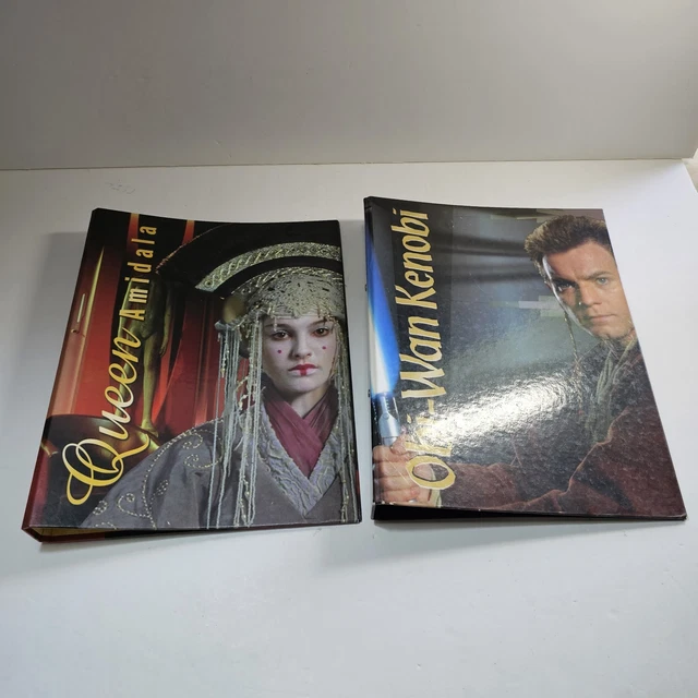 STAR WARS RING Binders Files A4 Vintage Obi-Wan Kenobi Queen Amidala ...