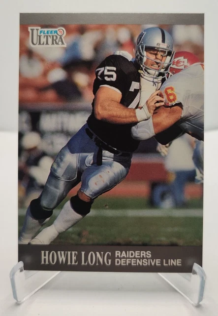1991 FLEER ULTRA Football Howie Long #81 Oakland Raiders carte football ...