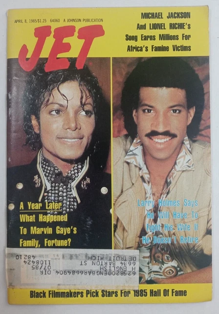 MICHAEL JACKSON LIONEL Richie Racial Black Americana JET Magazine April ...