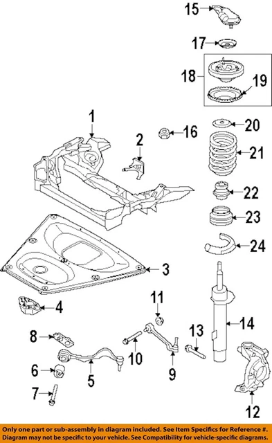 BMW OEM 09-16 Z4 suspension avant-suspension embout avant 31106769907 ...