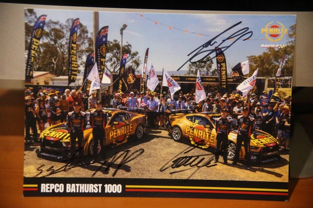 DAVID REYNOLDS/KEVIN ESTRE, Penrite/Grove Ford V8 Supercar Signed ...