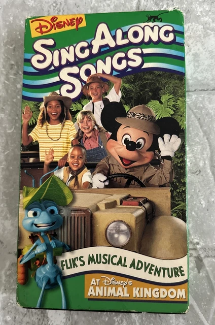 DISNEYS SING ALONG Songs Fliks Musical Adventure VHS Animal Kingdom ...