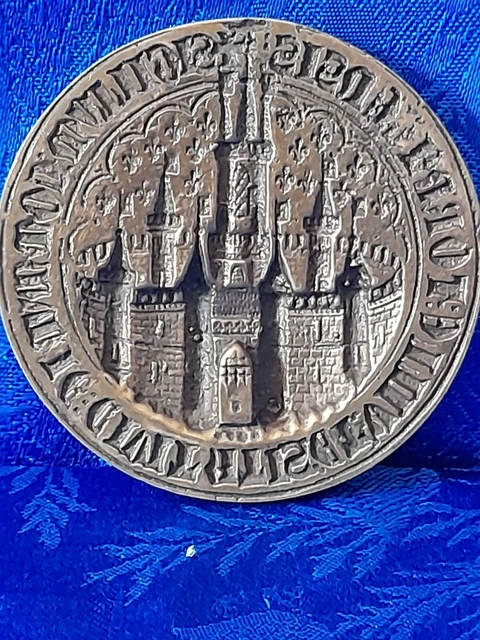 ANCIEN SCEAU MATRICE gout medieval moyen age cathedrale religieux EUR ...