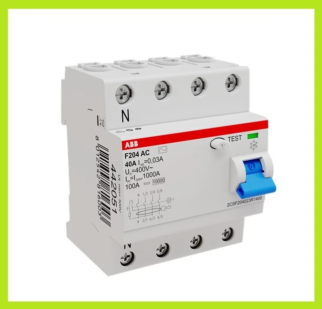 INTERRUPTEUR DIFFÉRENTIEL 4 Pôles 40A 30mA Type Ac - ABB 442051 EUR 134,00 - PicClick FR