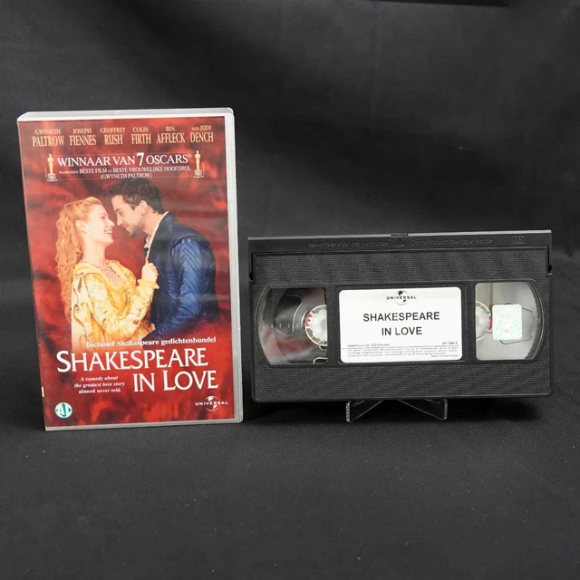SHAKESPEARE IN LOVE - VHS Video-Kassette - Niederländisch - Gebraucht ...