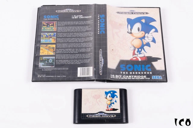 SONIC THE HEDGEHOG Boxed- Sega Mega Drive Retro Cartridge PAL £4.99 ...