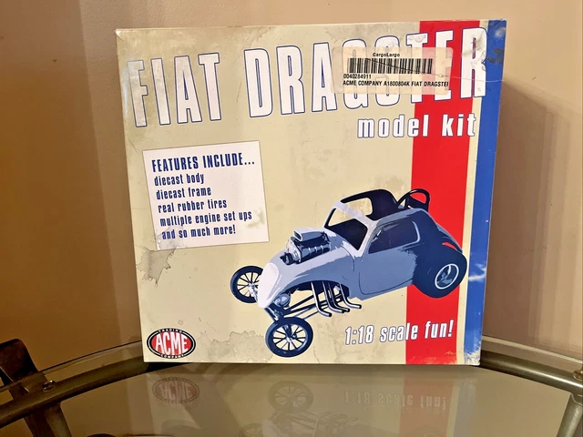 VINTAGE ACME/GMP 1/18 Scale Fiat Altered Dragster Kit #A1800804K MIB £ ...