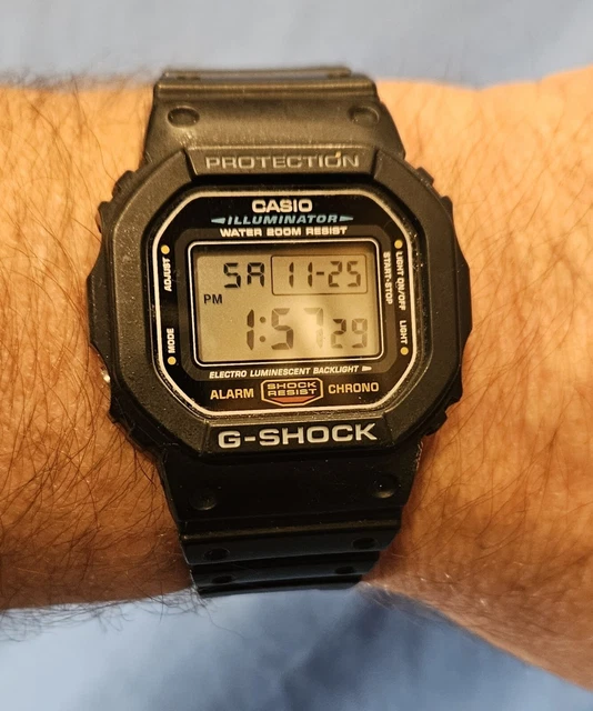 OROLOGIO CASIO G-SHOCK DW-5600E 3229 Uomo Digitale Nero dal Giappone ...