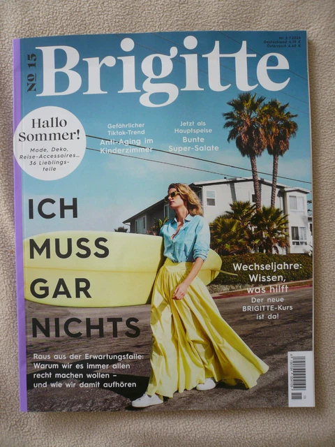 ZEITSCHRIFT BRIGITTE NR. 15 - Wechseljahre, Ich muss gar nichts, Bunte ...