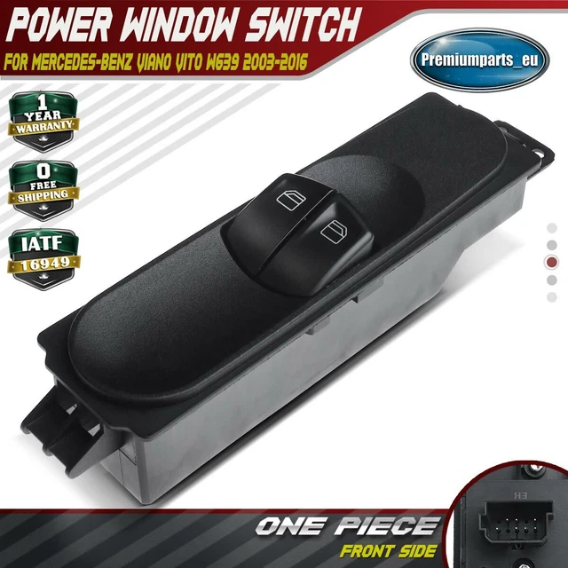 POWER WINDOW SWITCH Front for Mercedes-Benz Viano Vito W639 2003-2016 6395451513 £10.99 ...