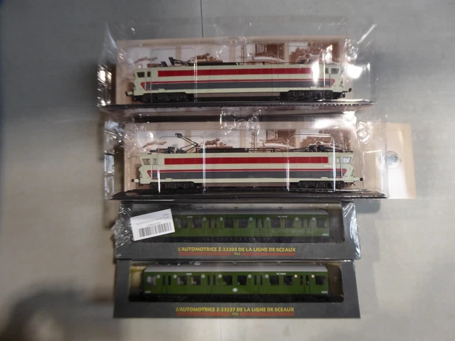 LOT DE 4 Locomotives et wagons 1:87 Ho SNCF Train TNC4 EUR 1,00 ...