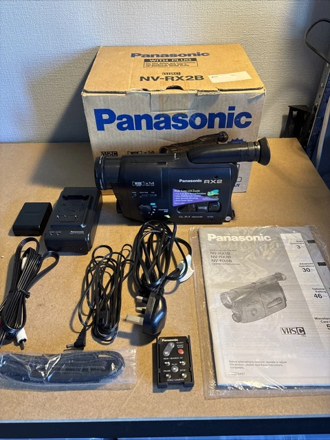PANASONIC NV-RX2B RX2 Camcorder Movie Camera VHS With Remote SPARES OR ...
