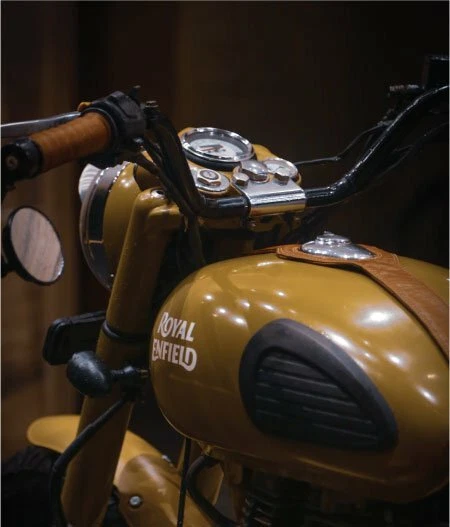BARRE DE POIGNÉE Style Bobber Pour Royal Enfield Re Classic 500 2015 ...