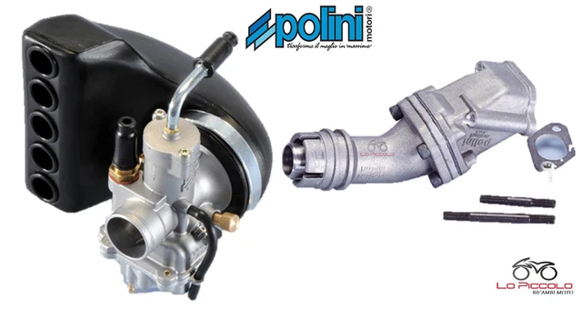CARBURATEUR POLINI CP D.19 +Collecteur Lamellaire Et Filtre Vespa 125 Printemps EUR 212,65 ...