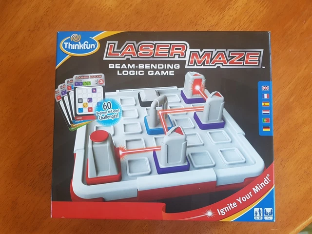 THINKFUN LASER MAZE Beam Bending Logic Maze Game logic STEM COMPLETE ...