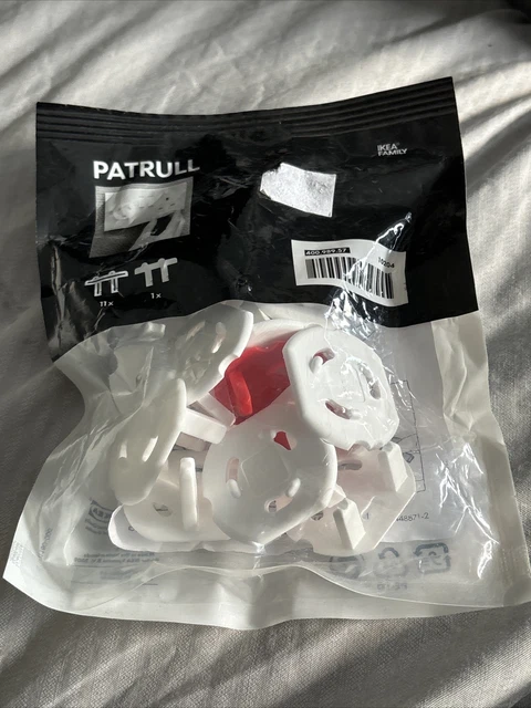 IKEA 12PCS PACK- SAFETY-ELECTRIC SOCKET COVER-CHILD PROOF-WHITE-PATRULL ...