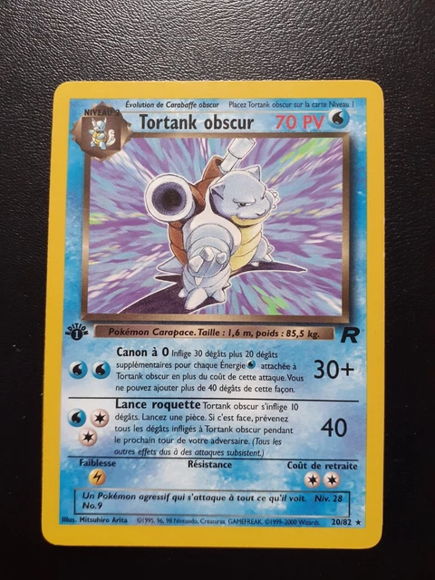 TORTANK OBSCUR 1ÈRE édition, Team Rocket, non holographique EUR 90,00 ...
