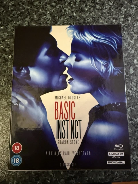 BASIC INSTINCT 4K UHD Blu Ray Collectors Edition 3 Disc Box Set £22.54 ...