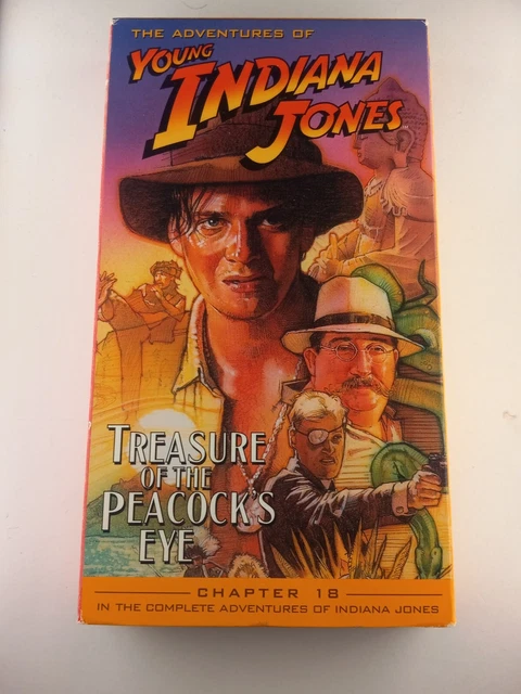 YOUNG INDIANA JONES - Treasure of the Peacock's Eye (VHS) 1999 TESTED £ ...