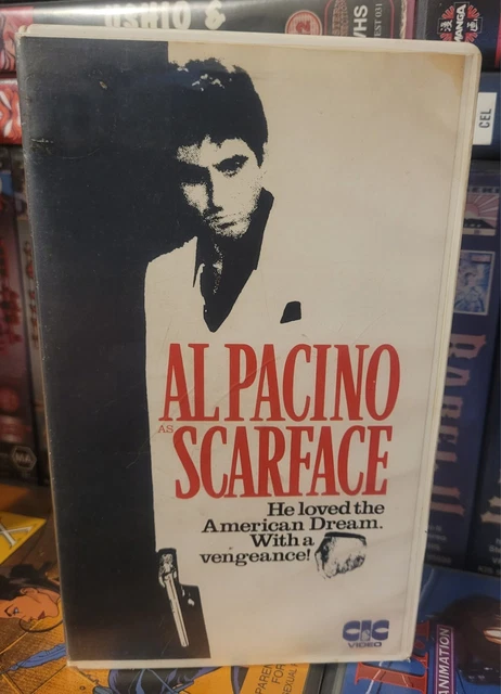 SCARFACE VHS ACTION Thriller 1st Gen Ex-Rental Al Pacino £148.75 ...