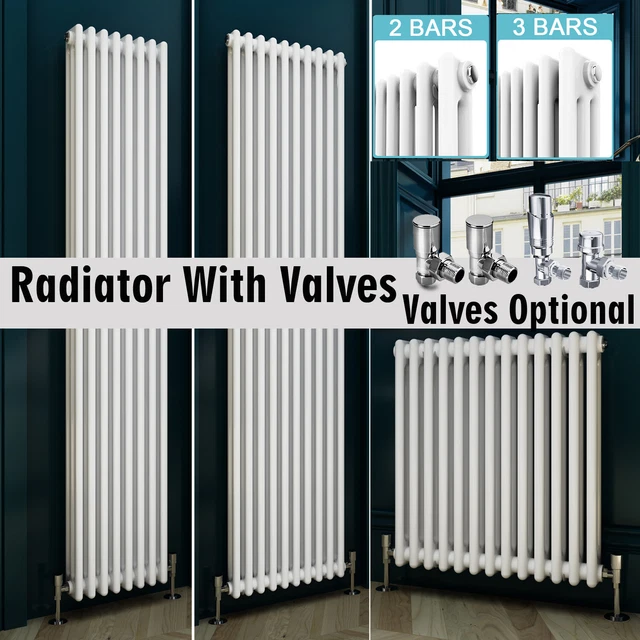 CAST IRON RADIATOR 2 3 Column Traditional Victorian Vintage Central ...