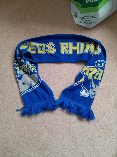 VINTAGE LEEDS RHINOS Rugby League Scarf £5.99 - PicClick UK