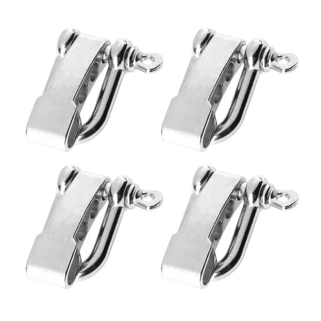 HIGH STRENGTH ALLOY D Shape Bows Shackles Alloy Paracord Buckle for ...